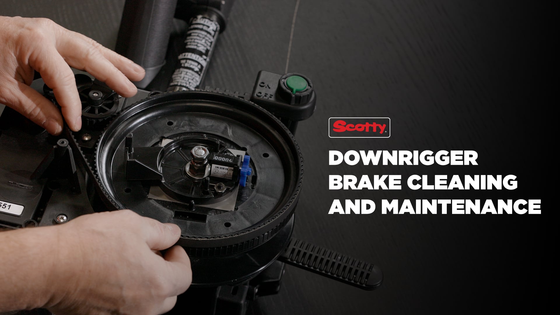 Downrigger Brake Cleaning and Maintenance | Scotty Fishing